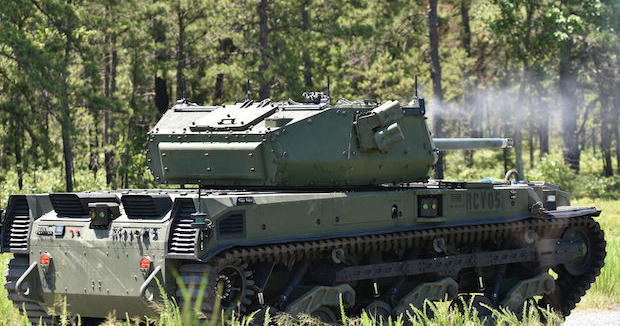 Американцы испытали среднего наземного робота