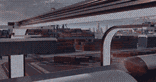 HTT показала Hyperloop для транспортировки контейнеров