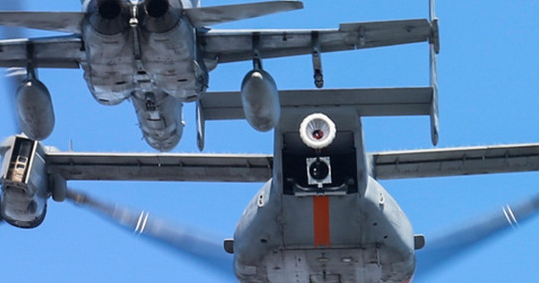 Конвертопланы Osprey научатся воздушной дозаправке